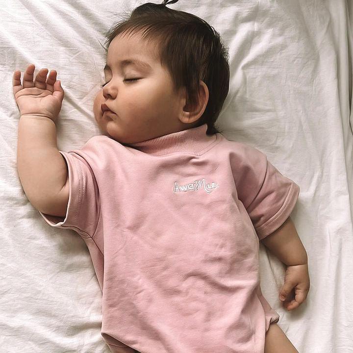 Bubble Romper -Blush – AwaMae